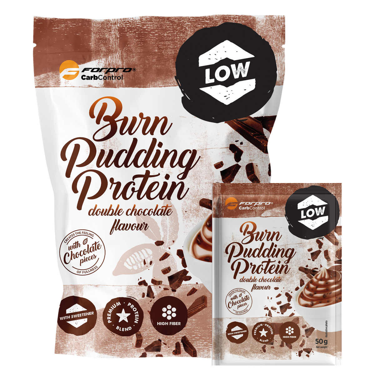 Forpro Burn Pudding Protein – Chocolate Flavour – forpro-healthandpower.com